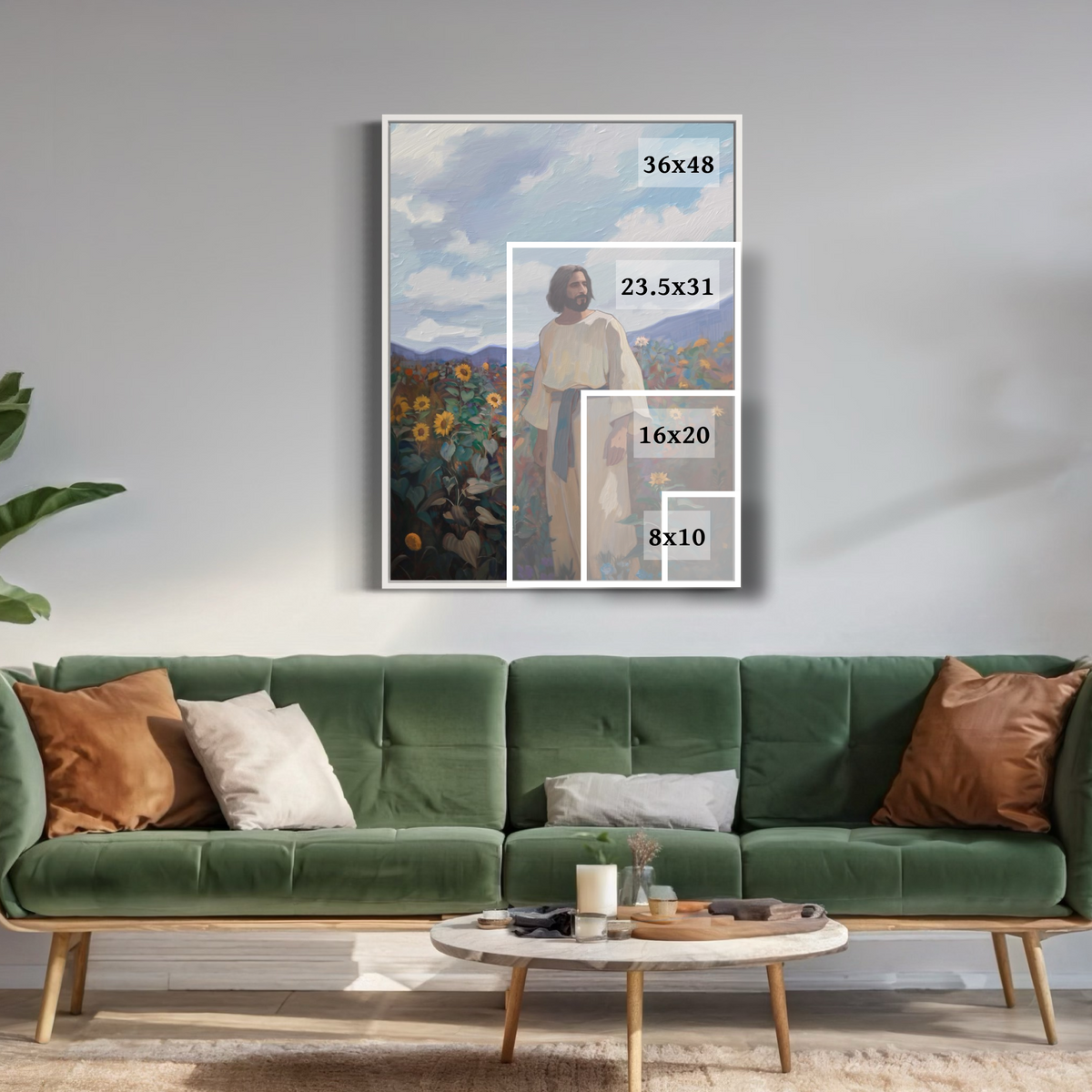 Master Of The Earth - Framed Canvas – Creations of Christ